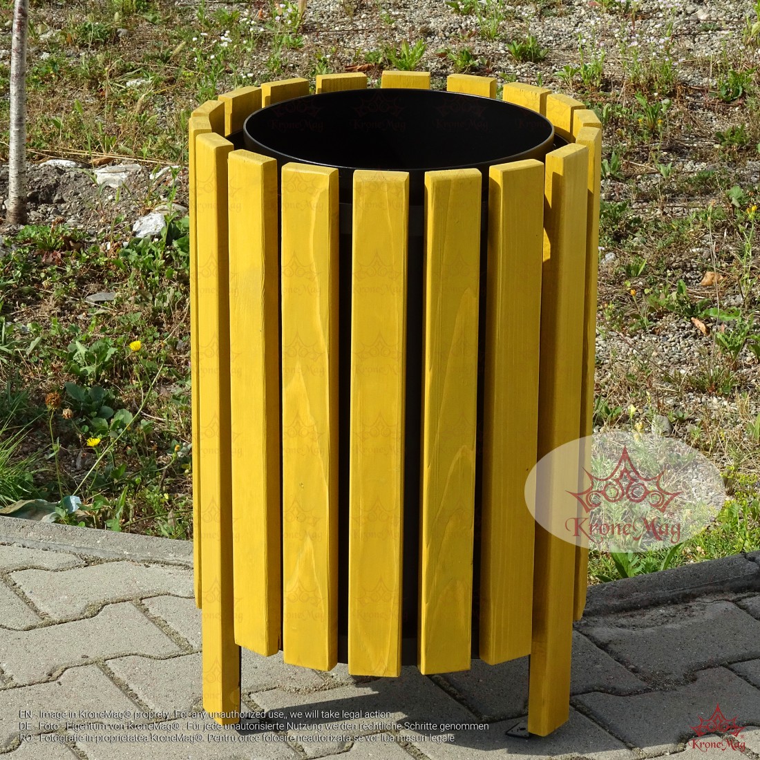 Coș Gunoi Exterior Stradal URBAN 6 - KroneMag:: KroneMag